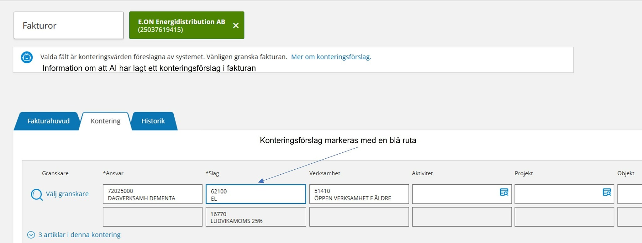 Nyhet – AI-kontering Visma Proceedo